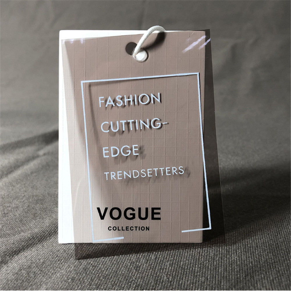 High-grade clothing store tag custom-made women's clothing label ...