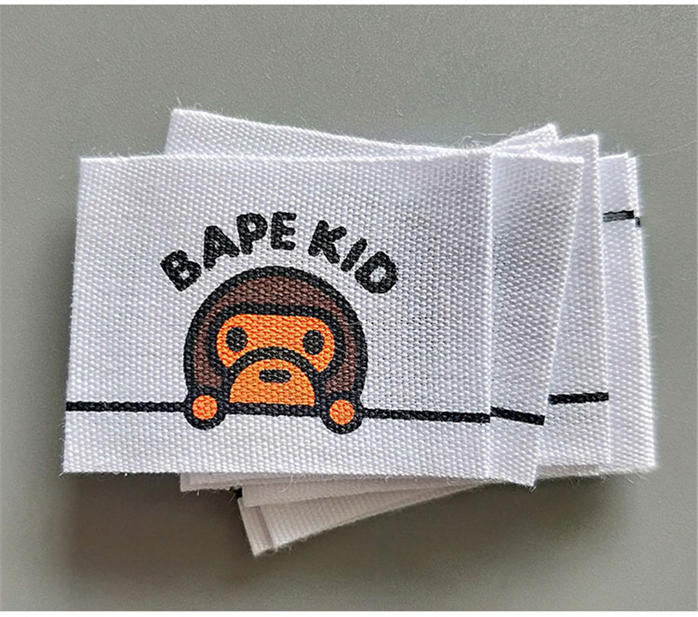 Professional collar label cloth label custom clothing wash label pure ...